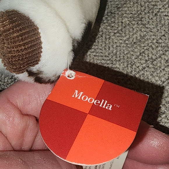 Russ | Toys | New Russ Berrie Mooella Brown White Cow Spotted Coat ...